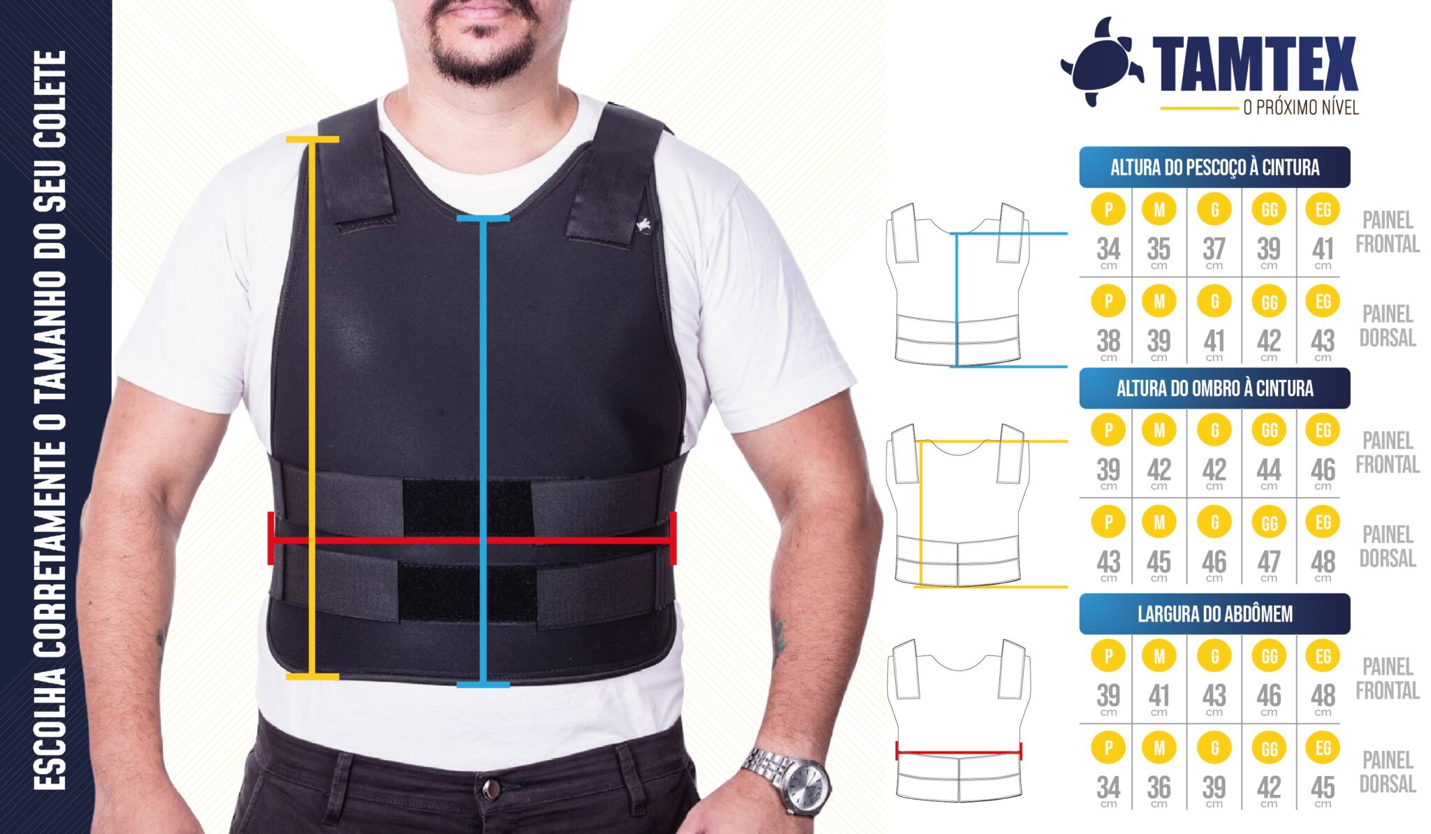 Colete Balístico Nível II-A Defenser Tamtex – Phoenix Armas
